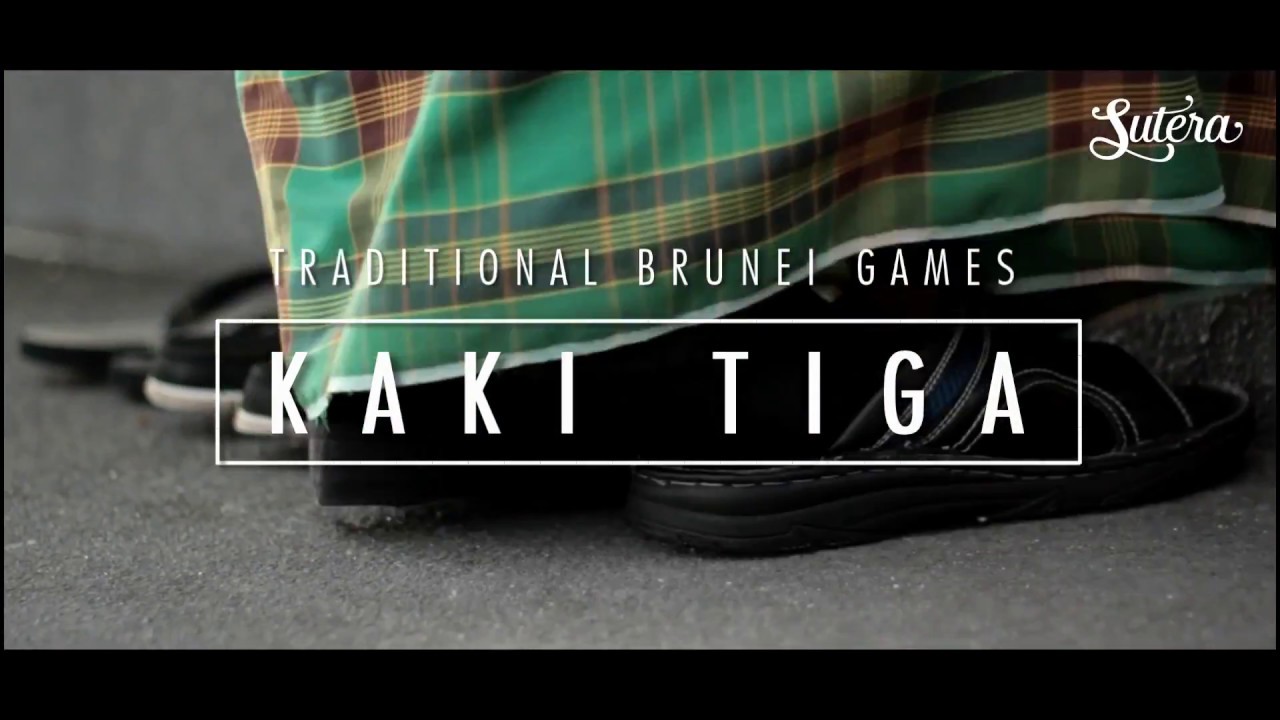 Traditional Brunei Games | Kaki Tiga - YouTube