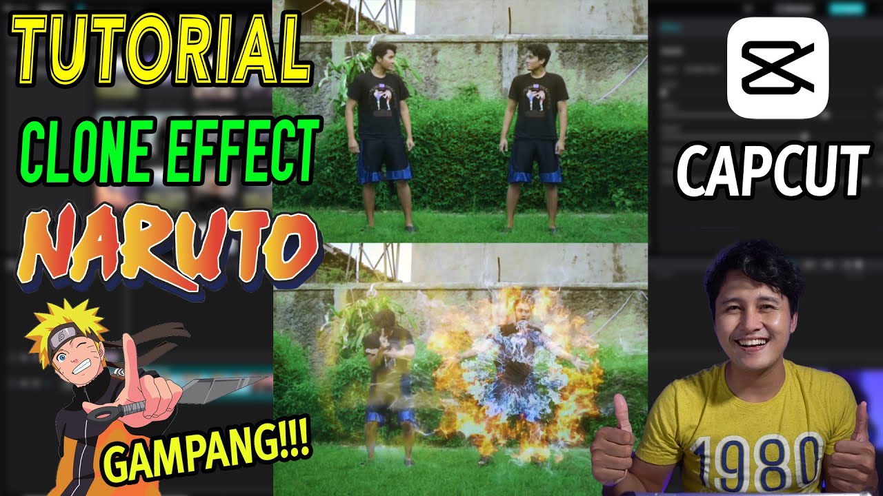 Tutorial clone effect naruto | Tutorial CAPCUT - YouTube
