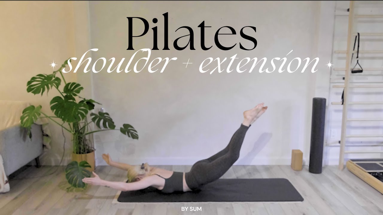 31 Day Pilates Challenge / SHOULDERS + EXTENSION / Beginner friendly ...