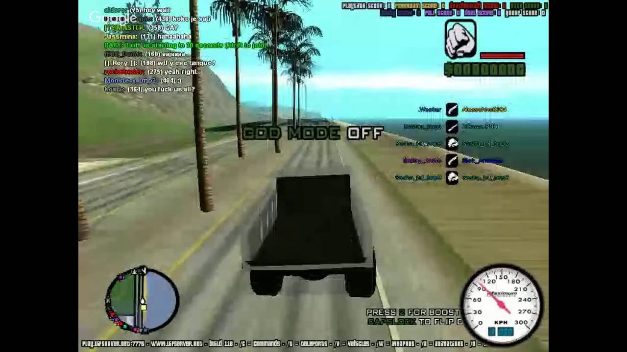 Jogando SAMP primeiro video do canal - YouTube