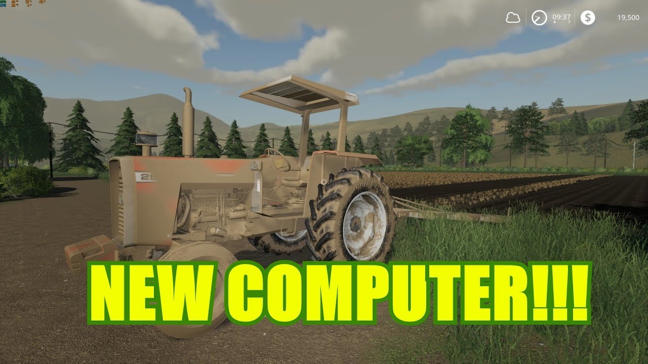 Farm Sim Saturday.. Continue On the farm with new computer hardware ...