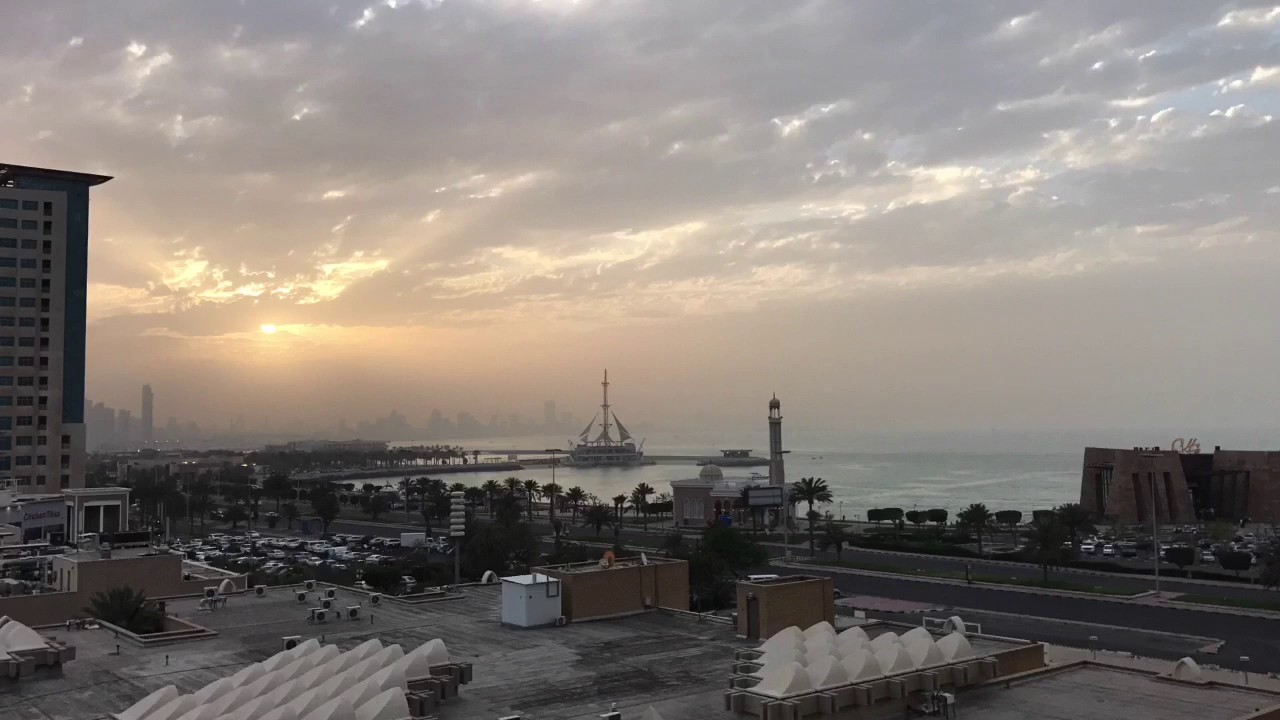 Salmiya sunset, Kuwait , Middle East - YouTube