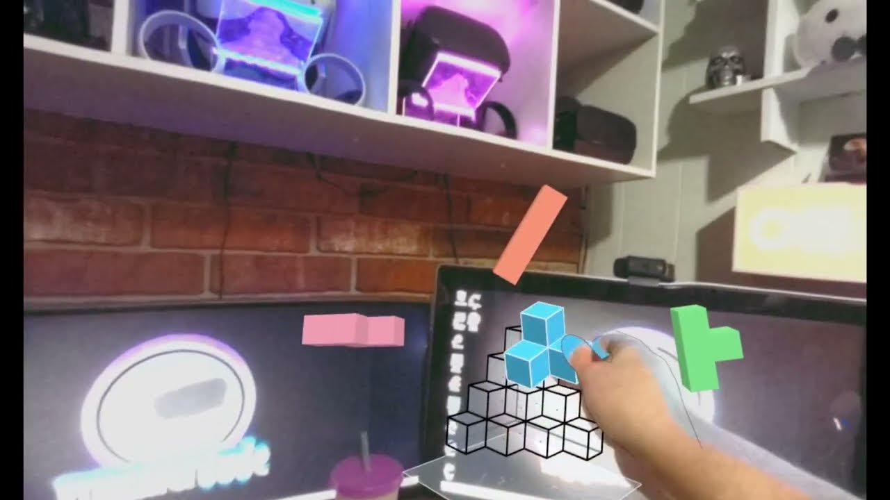 I'm Really Enjoying Playing Cubism In The Meta Quest Pro's Mixed Reality Mode - YouTube