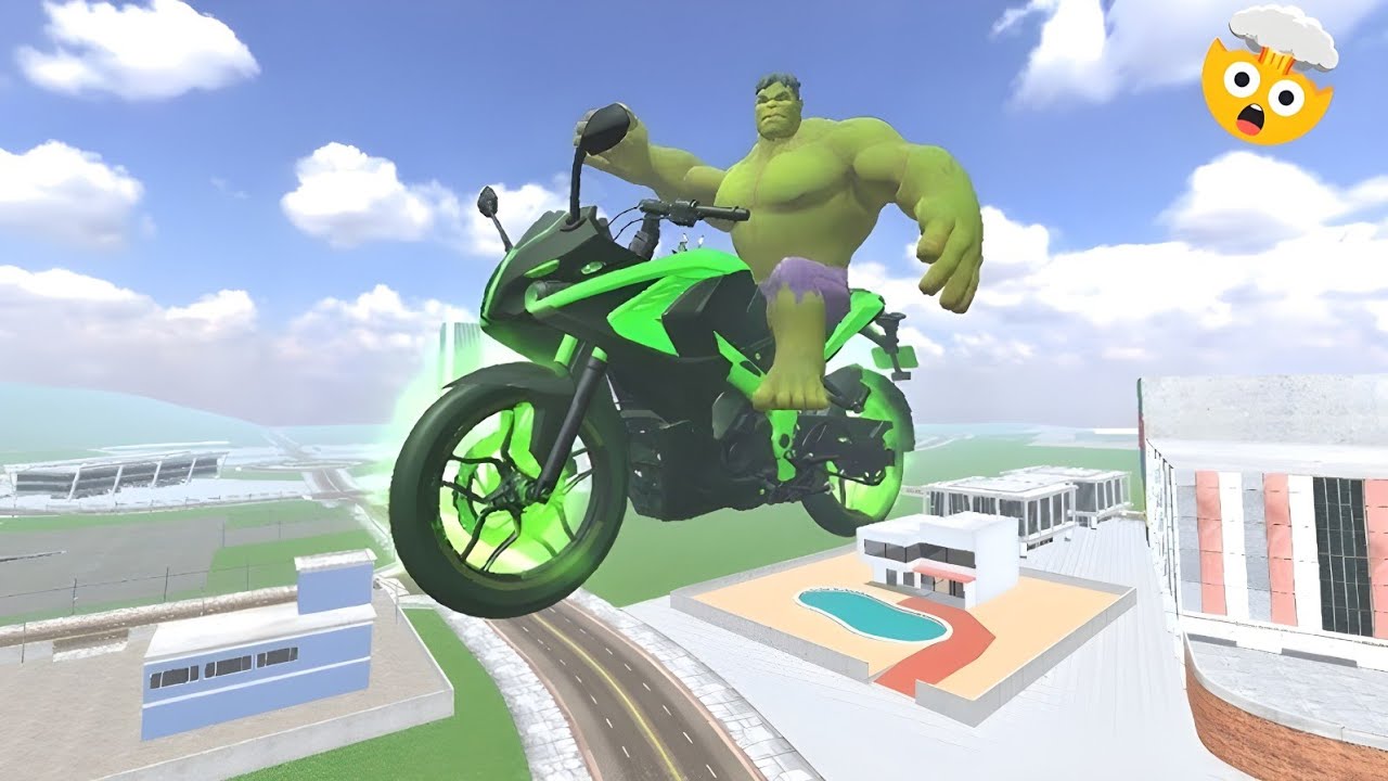 Hulk Ki Race | Giant Pulsar Rs200 Bike 😳 IN INDIAN BIKE DRIVING 3D # ...