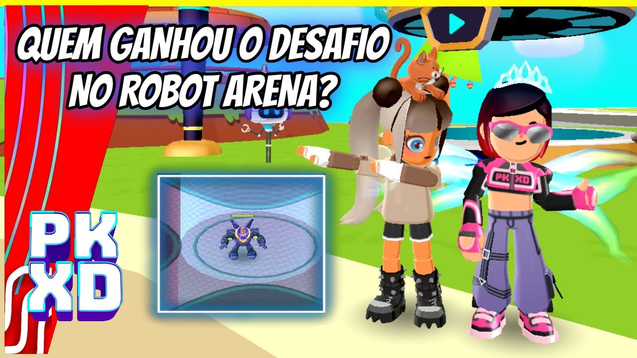 PK XD QUEM GANHOU O DESAFIO NO ROBOT ARENA? #pkxd #arena #robot - YouTube