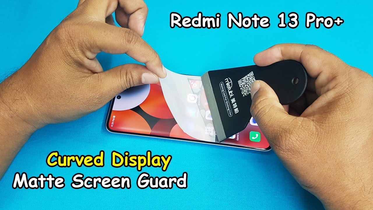 Redmi Note 13 Pro Plus Curved Matte Screen Guard - YouTube