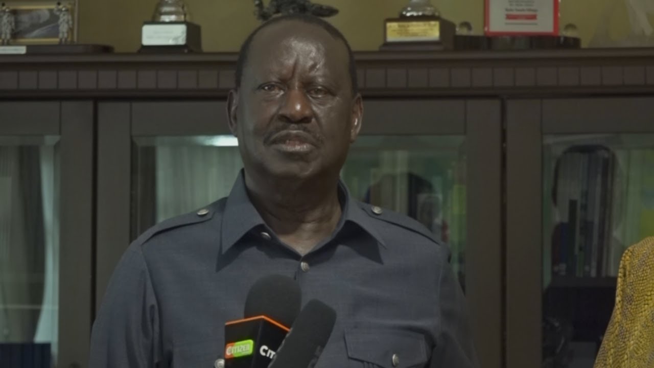 Raila Odinga Celebrate after Close Competitor in AU Fawzia Yusuf Adam ...