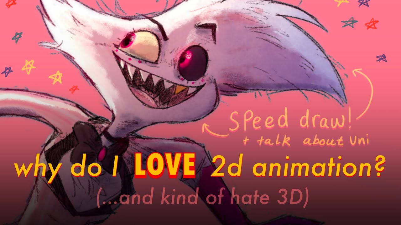 HAZBIN HOTEL ANGEL DUST SPEED DRAW talk to me about animation! - YouTube
