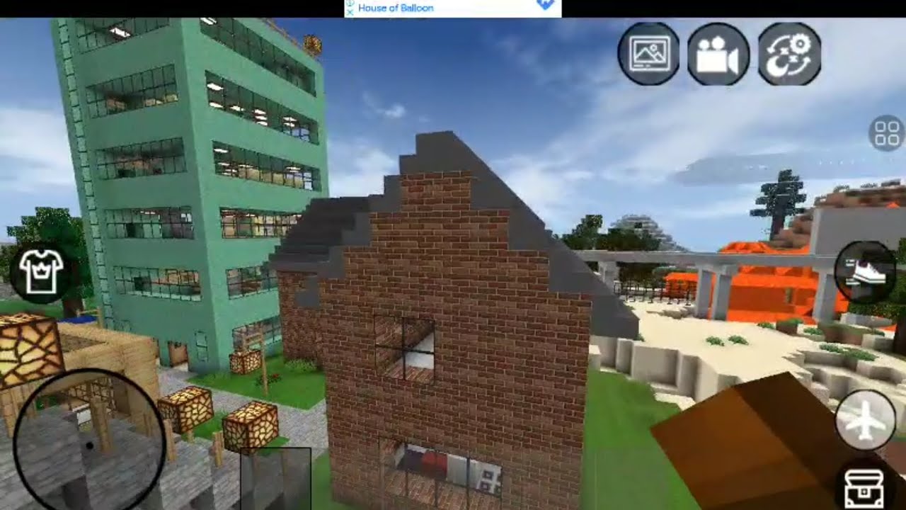 Home mini block craft Indonesia. 6 storey building. - YouTube