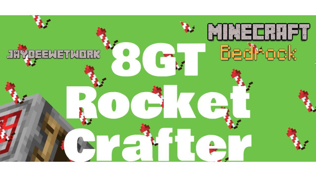 Safe Fast Small Smart Level 1-3 Rocket Auto Crafter Tutorial Minecraft ...