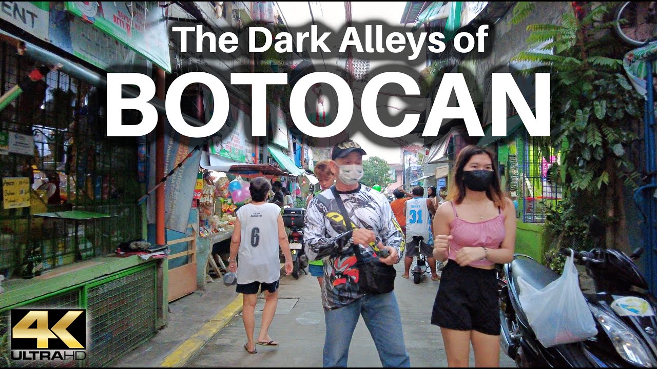 The DARK ALLEYS of Botocan Quezon City Philippines - Walking Tour [4K ...