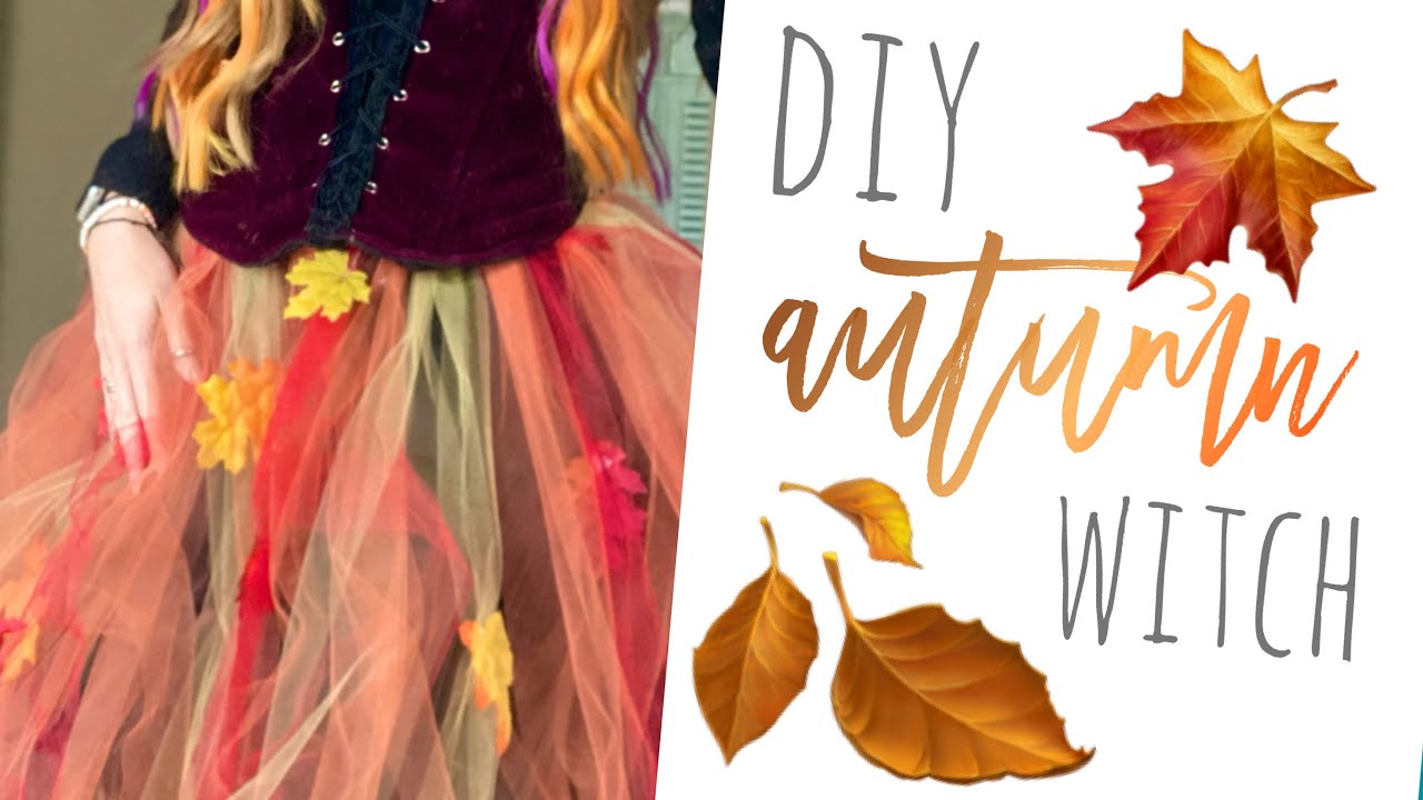 Vlog 1842 - DIY Autumn Witch Costume 🍁🧙‍♀️ - YouTube
