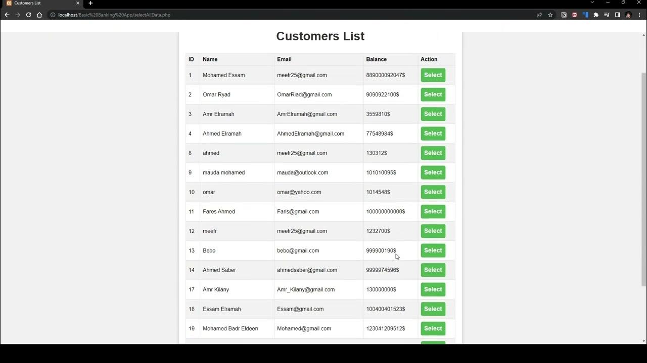Simple Banking System - YouTube