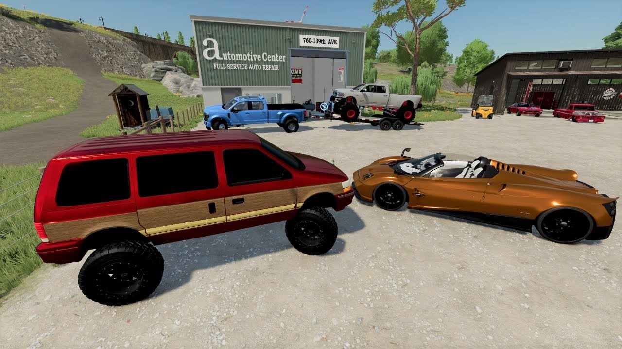 Building Mudding Van and Monster Truck | Farming Simulator 22 - YouTube