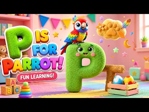 ABC Song | Cartoon Valley Nursery Rhymes & Kids Songs