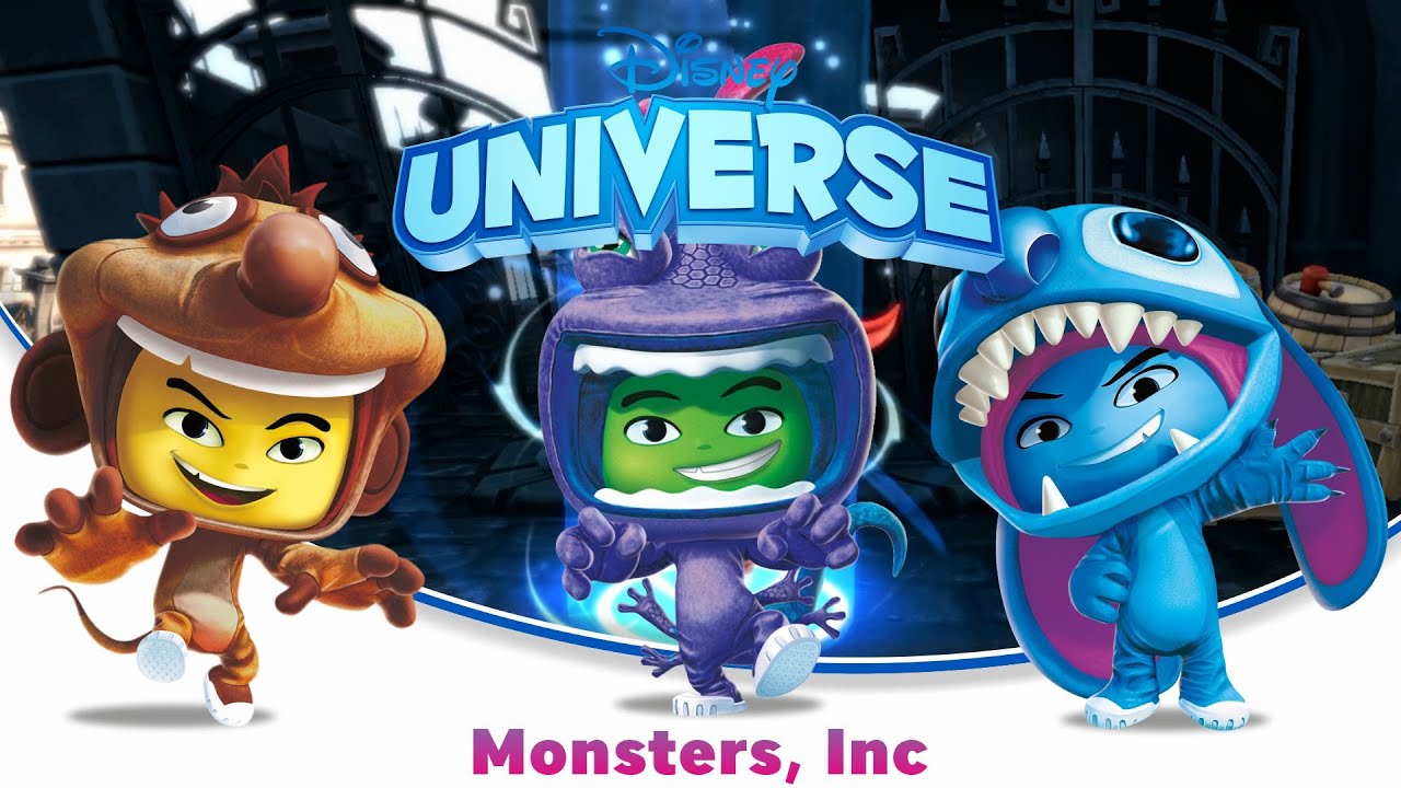 Disney Universe FULL PART Monsters, Inc Timon, Randall Boggs, Stich ...