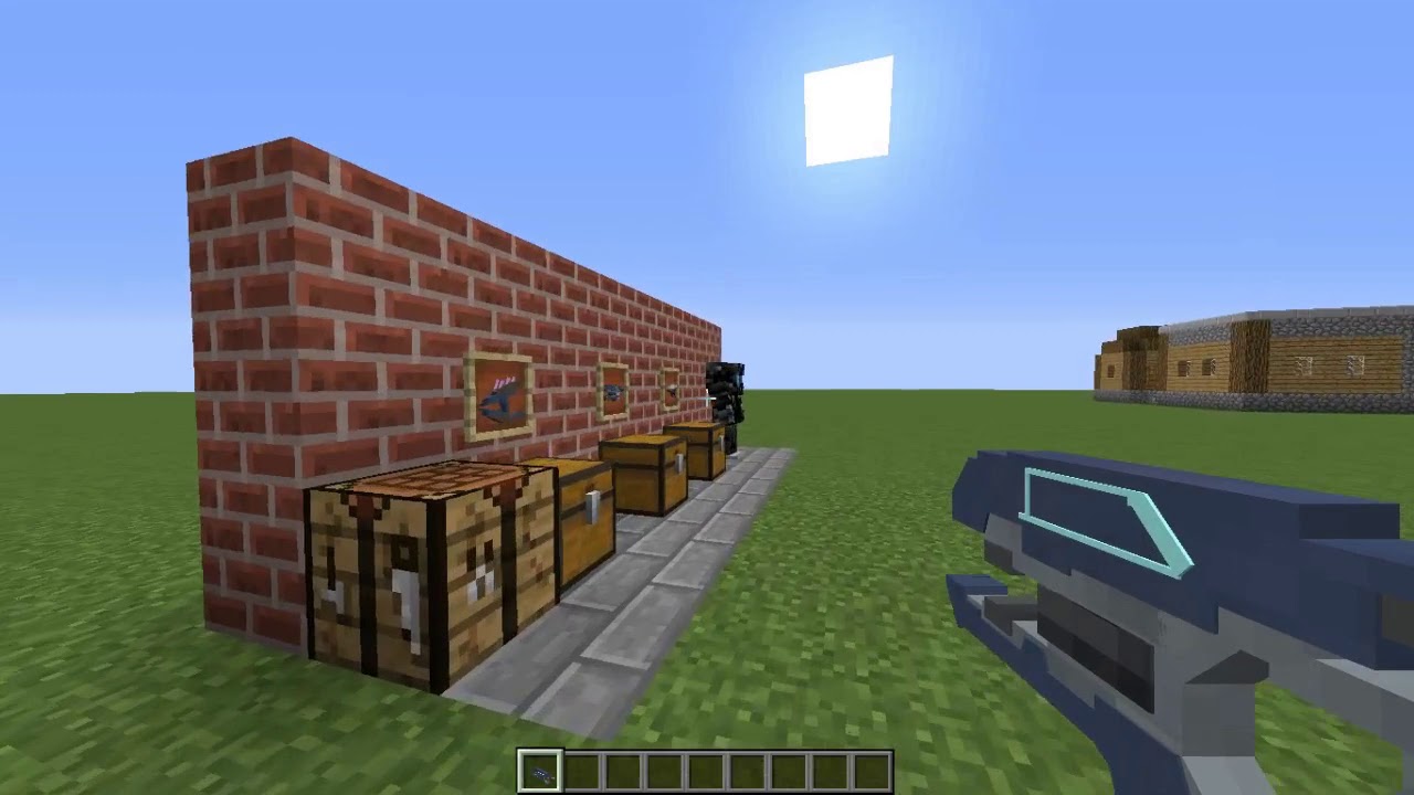 Minecraft Halo Reach Mod (work in progress) - YouTube