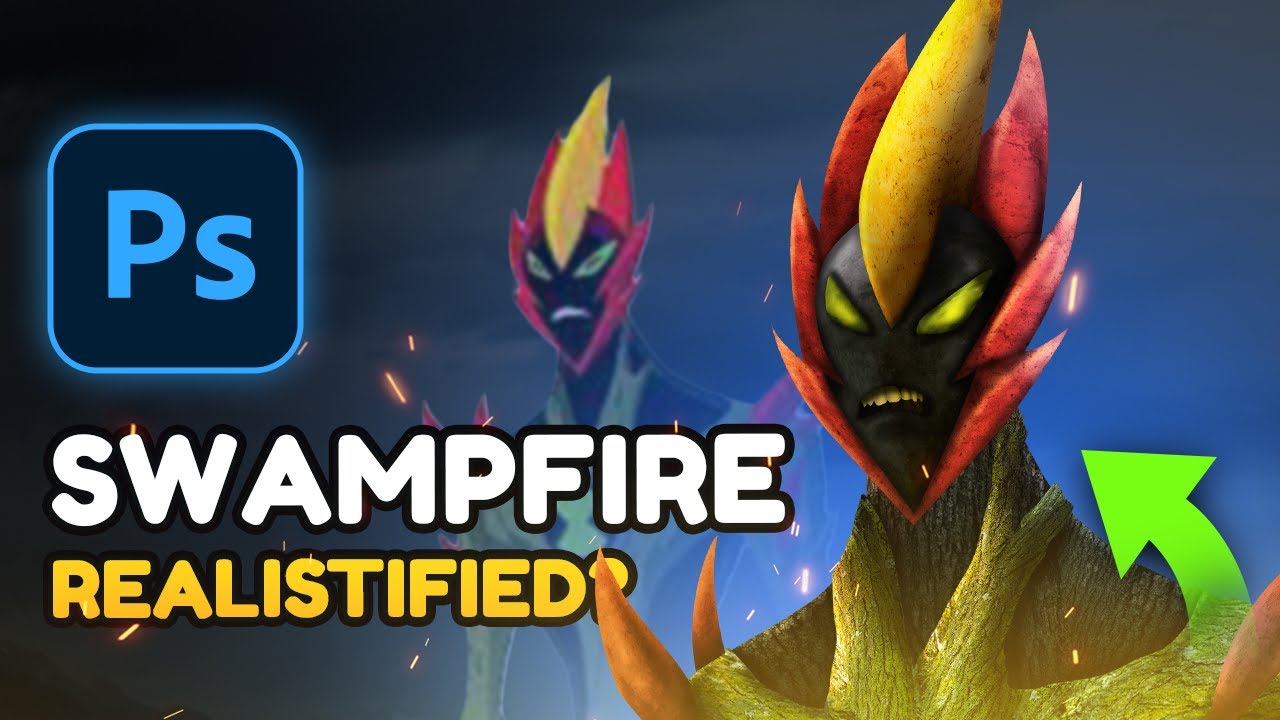 I realistified "SwampFire" from Ben 10 Alien Force like ...