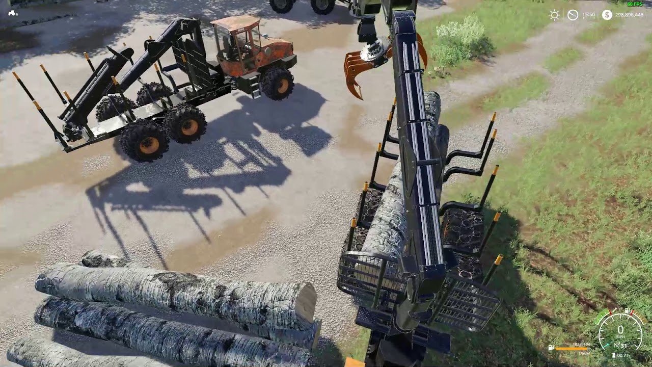 Farming Simulator 19 FDR Barko Forwarder - YouTube