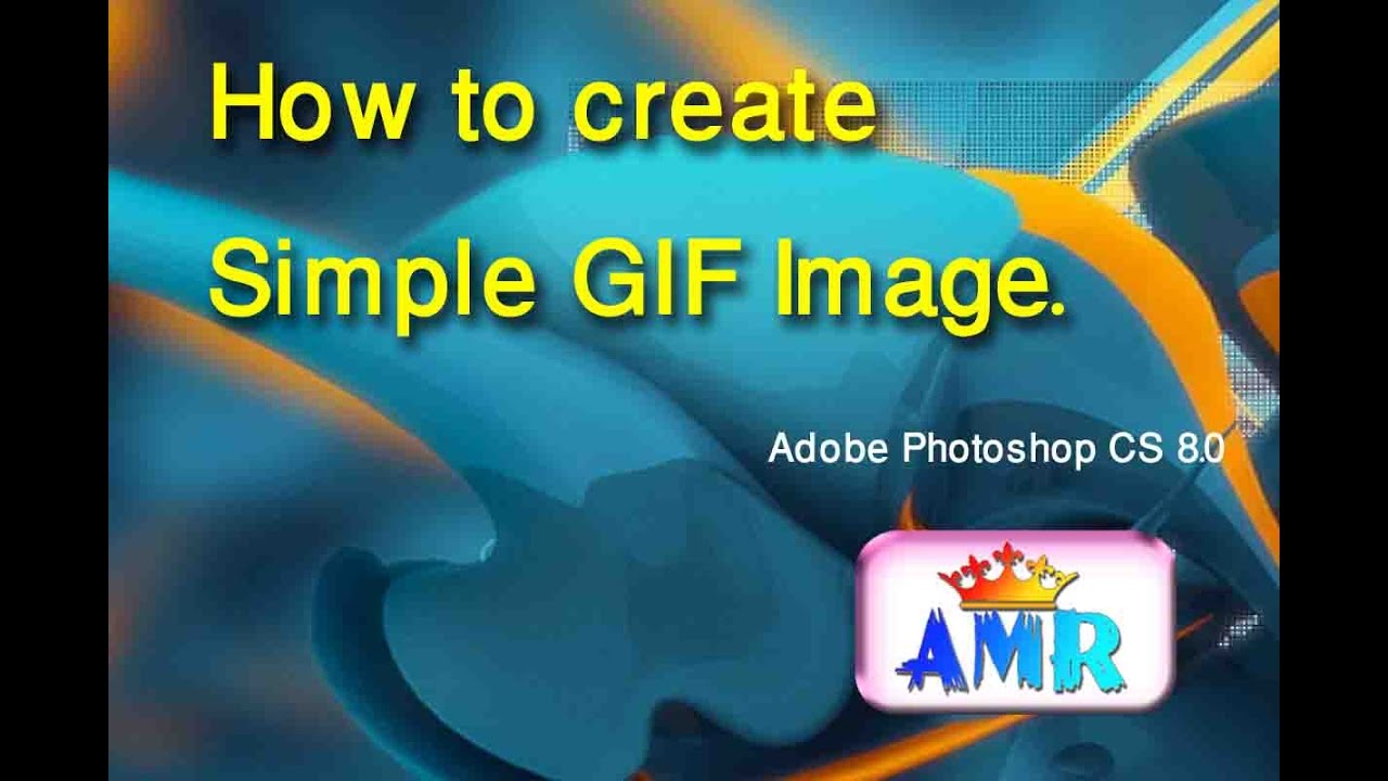 How to create simple GIF image."animation image" | - YouTube