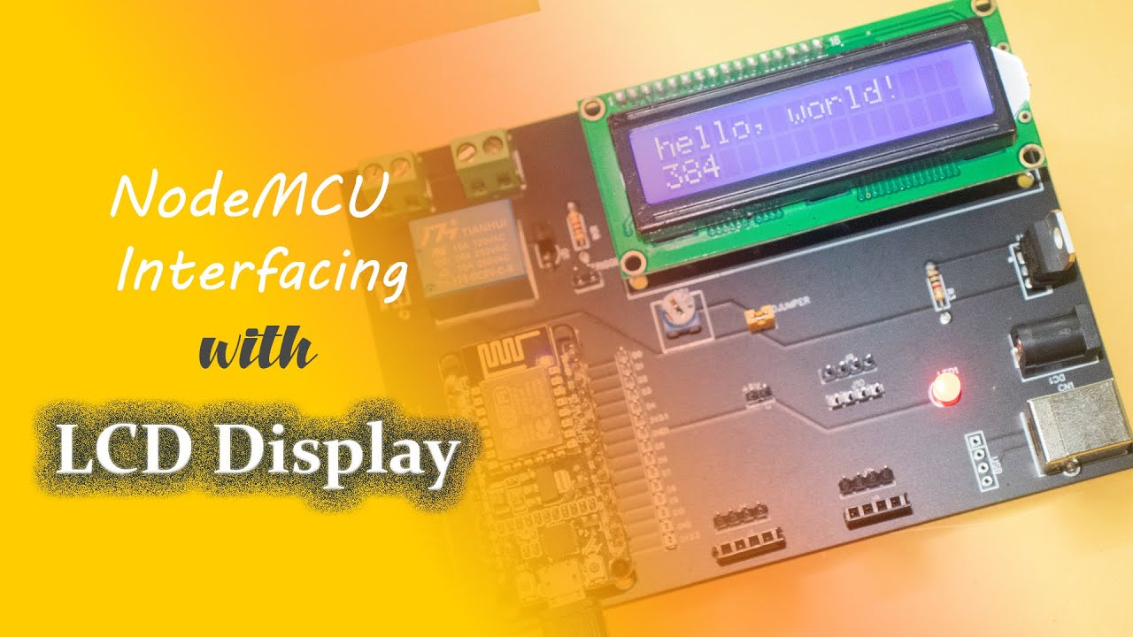NodeMCU interfacing with LCD Display | JLCPCB Review | PCB + SMT ...