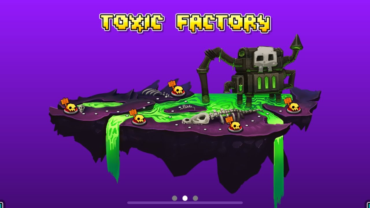 Second Map All Levels | Toxic Factory | Geometry Dash World - YouTube