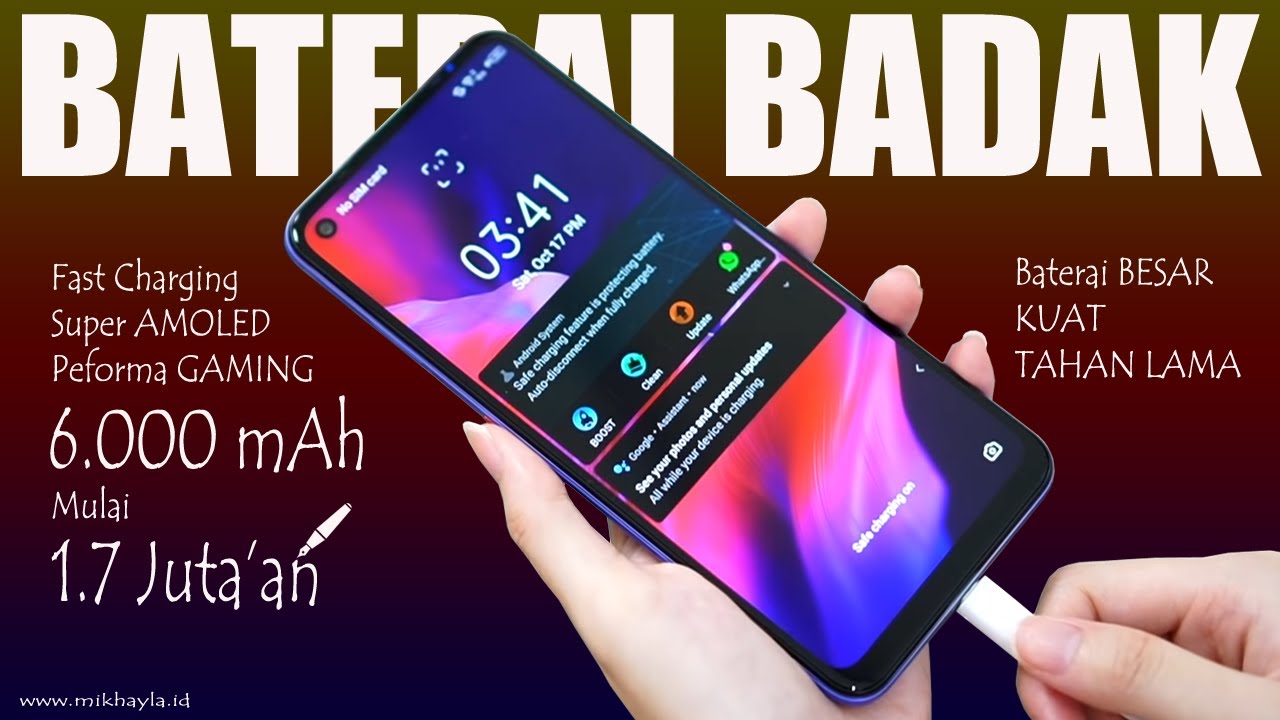 Anti LowBat !! 6 Hp Baterai 6000 mAh Terbaik 2022 - YouTube