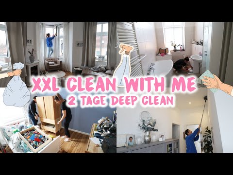 XXL CLEAN WITH ME🧹 • Deep Clean & Umräumen • Frühjahrsputz 🧼 • Maria Castielle