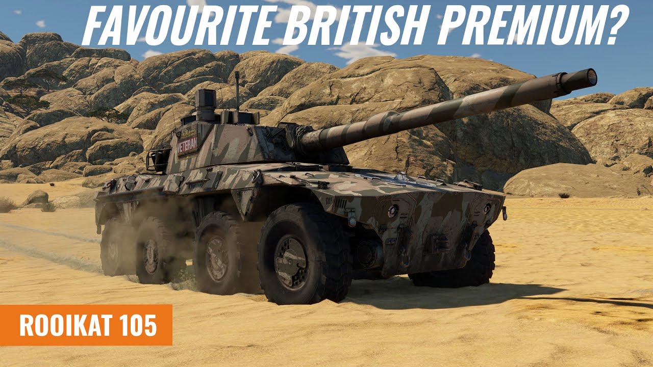 Rooikat 105 - Raiding Machine [War Thunder] - YouTube