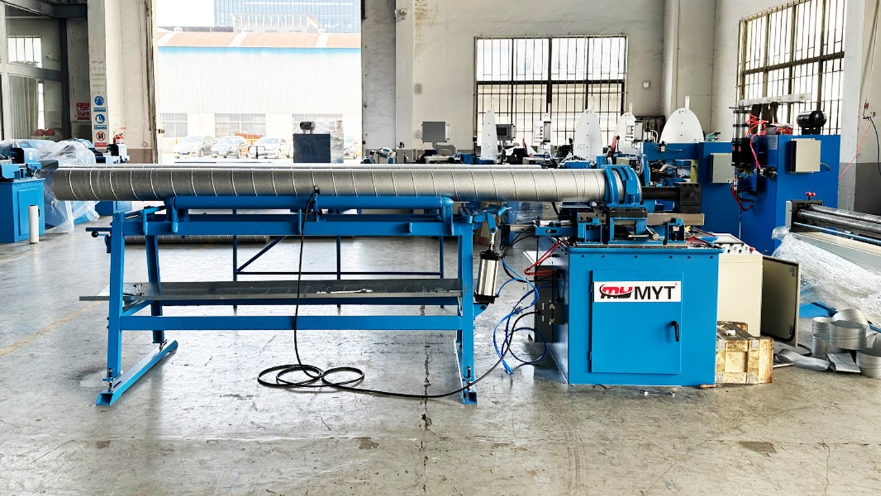 MYT® spiral duct forming machine round duct making machine for HVAC ...