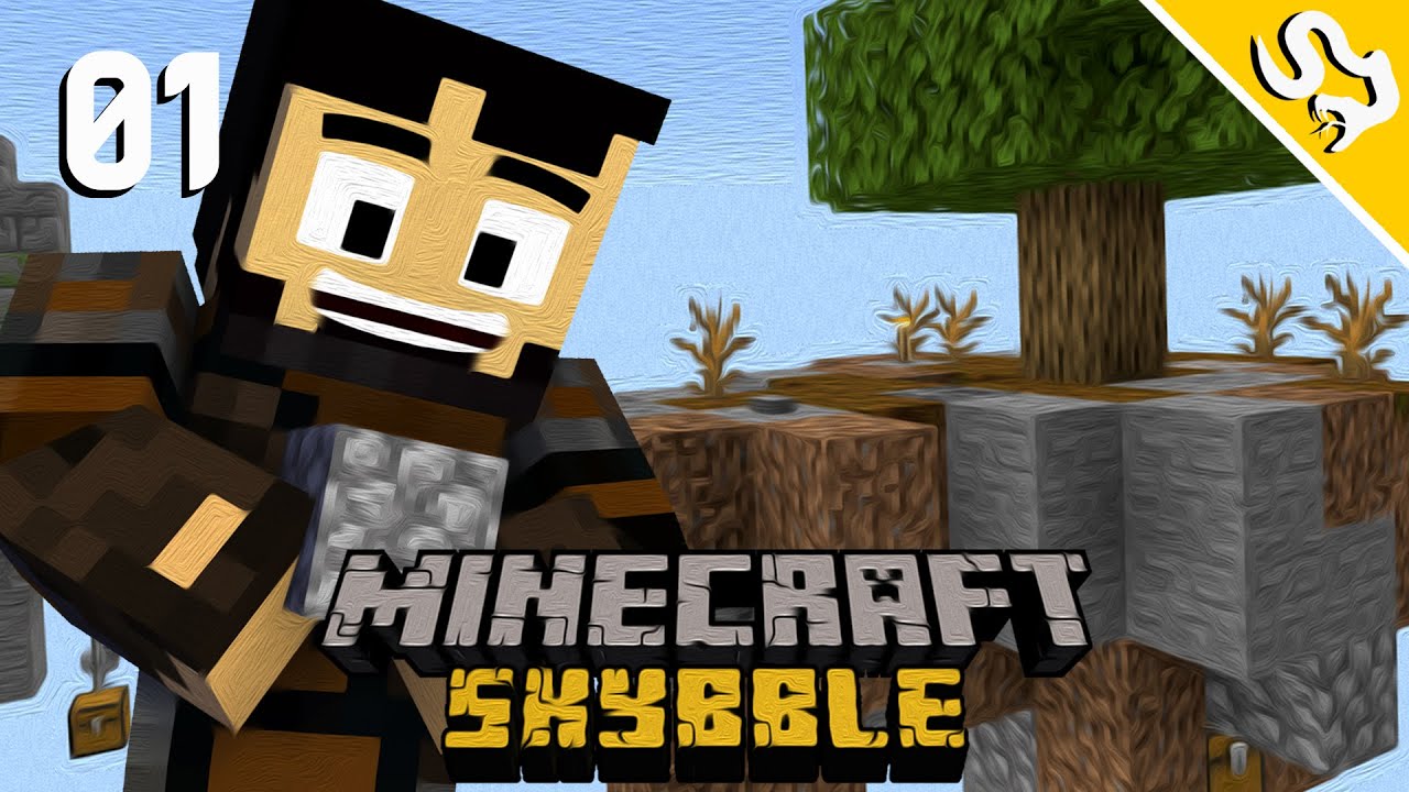 Skybble #01 : Minecraft Modded SkyBlock - Cobble Clicker (Tagalog ...