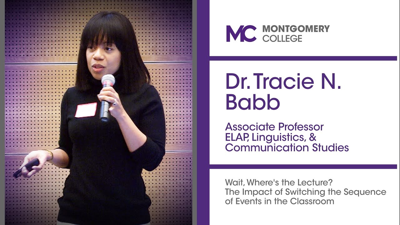 Wait, Where's the Lecture? with Dr. Tracie N. Babb - YouTube