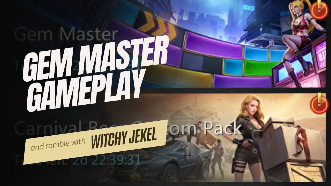 Gem Master gameplay tips and rambling, puzzles and survival - YouTube