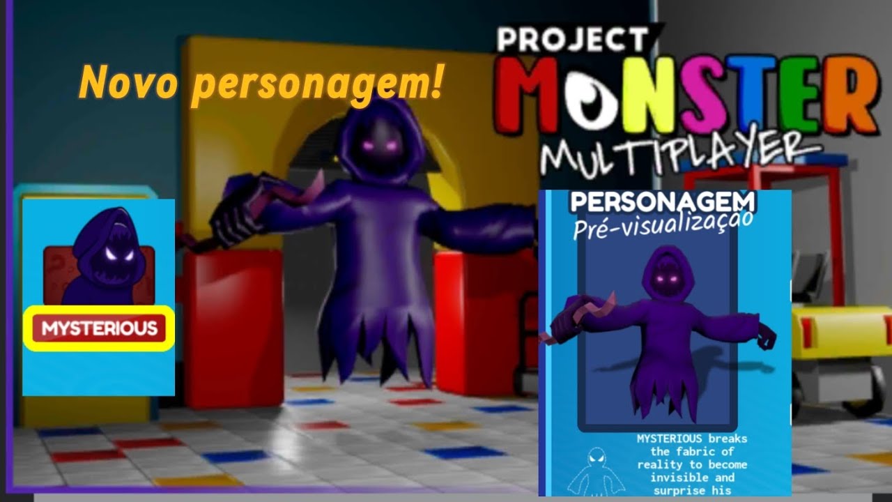Novo personagem no Project Monster multiplayer!! (Mysterious) - YouTube