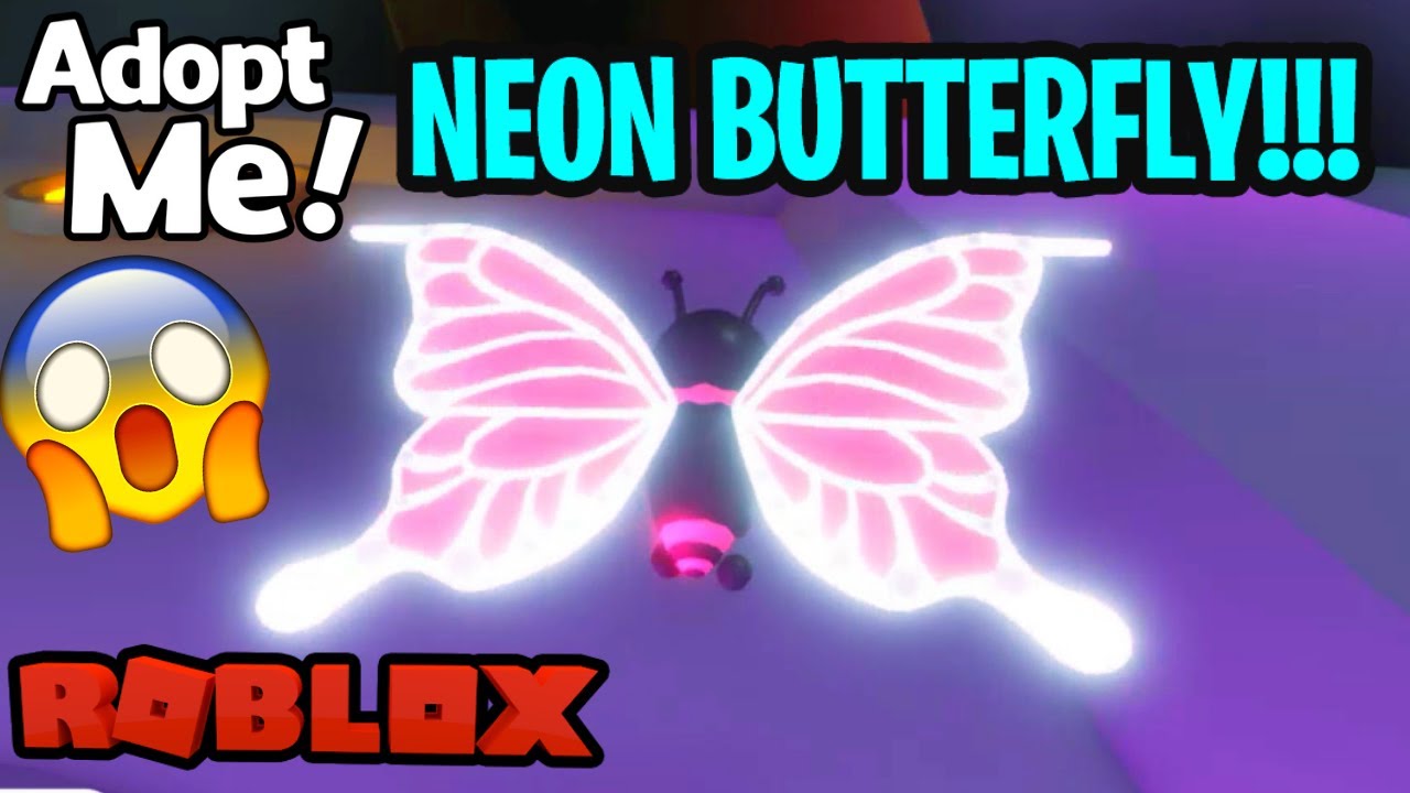 NEON BUTTERFLY 🦋 IN ROBLOX ADOPT ME! 😱 - YouTube