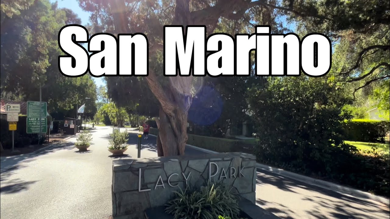 Lacy Park, San Marino California United States 🇺🇸 4K 60fps Walk ...