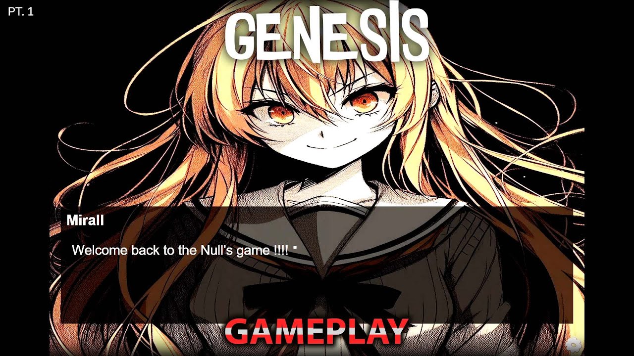 [PT. 1] Genesis - Visual Novel Game(GAMEPLAY) - YouTube