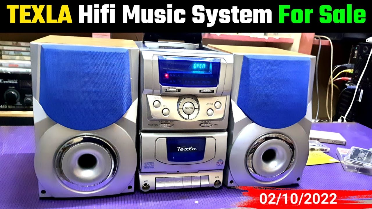 SOLD | Texla Hifi Music System 3 in 1 Cassette Player Cd Player and ...