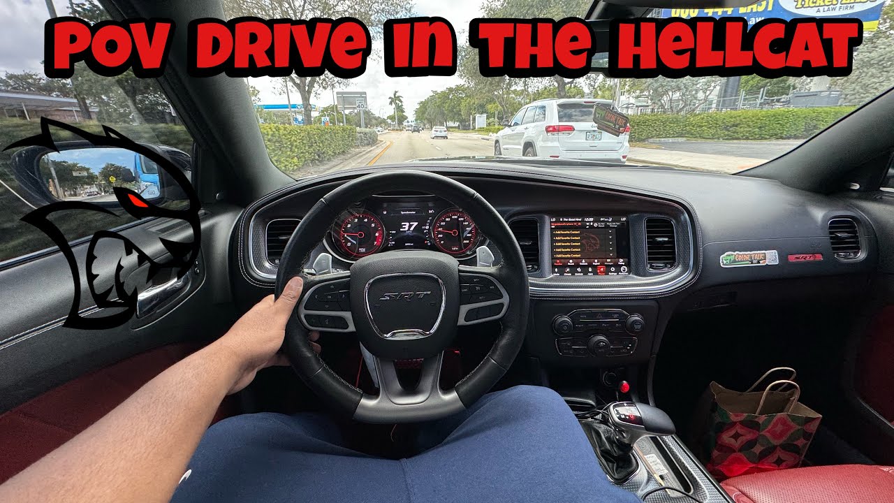 POV driving in my hellcat Widebody charger - YouTube