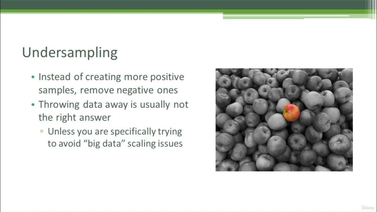 67. Handling Unbalanced Data Oversampling, Undersampling, and SMOTE ...