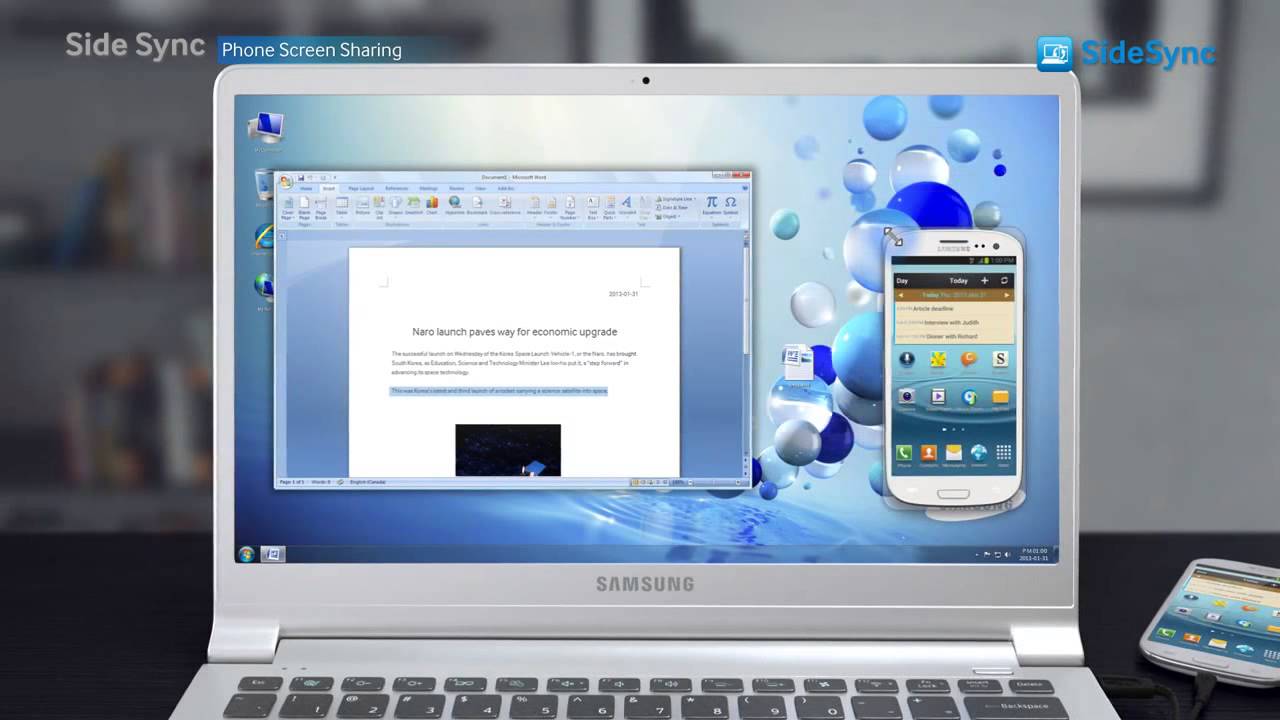 Презентация Samsung SideSync - YouTube