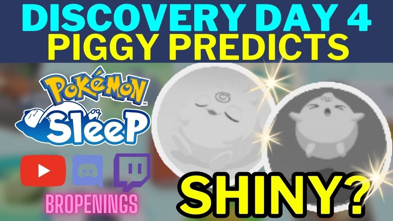 Discovery Day 4: Piggy's Crazy Shiny Prediction #pokemonsleep # ...