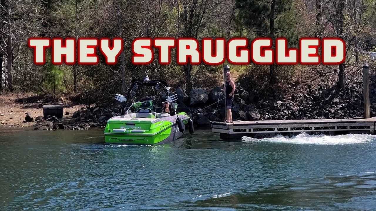 Boat Launch Struggle at the Ramp! - YouTube