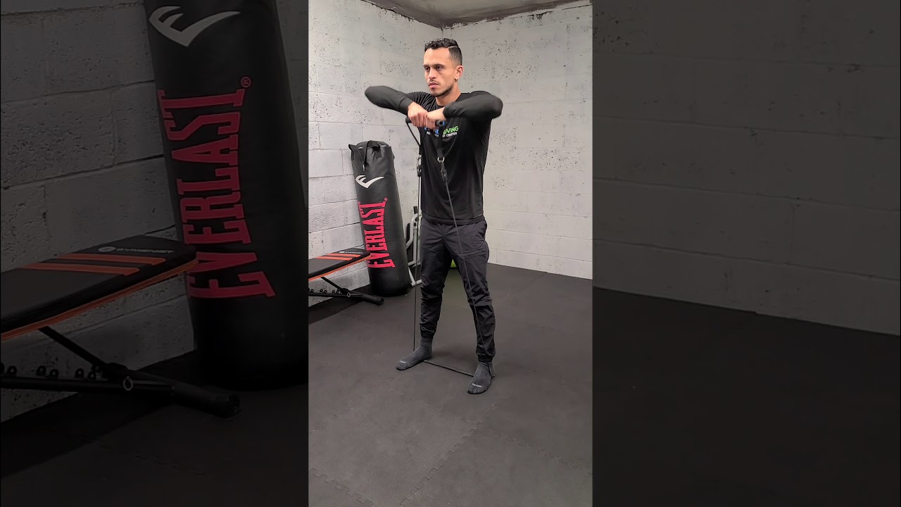 Upright Rows - Resistance Band - YouTube