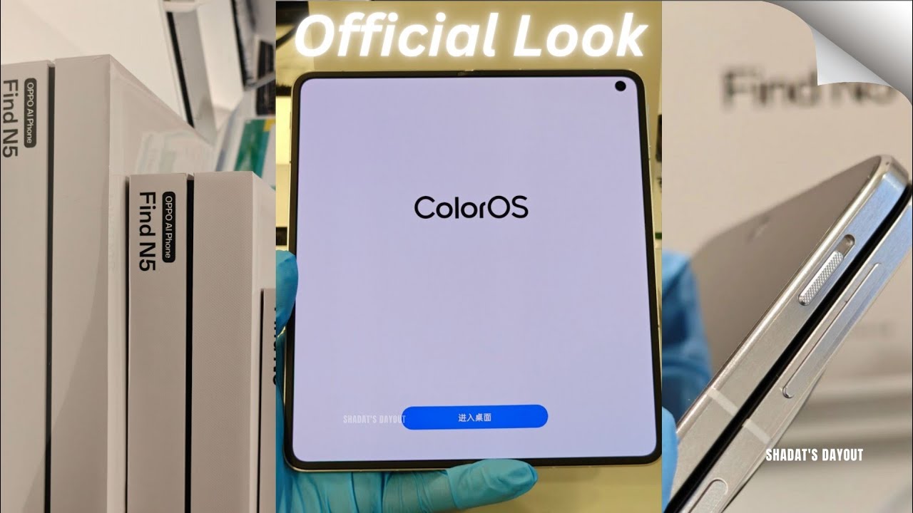 OPPO Find N5 Official Look First Look - IT's finally HERE - YouTube