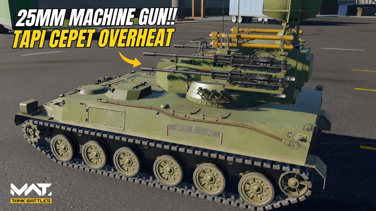25MM MACHINE GUN‼️ DAMAGE GACOR TAPI CEPAT OVERHEAT | MWT : TANK ...