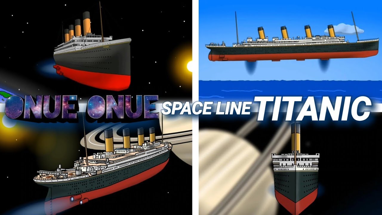 TITANIC in the SPACE 🚢 FlipaClip - YouTube