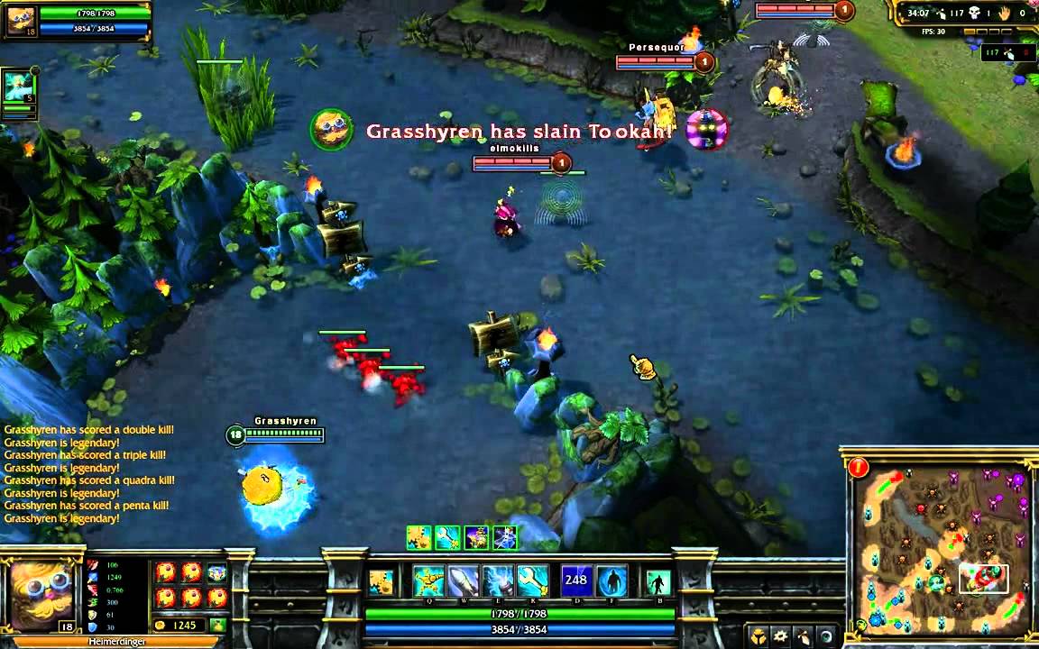 League of Legends Epic - OCTADECA KILL (Heimerdinger Is OP CHAMPION ...