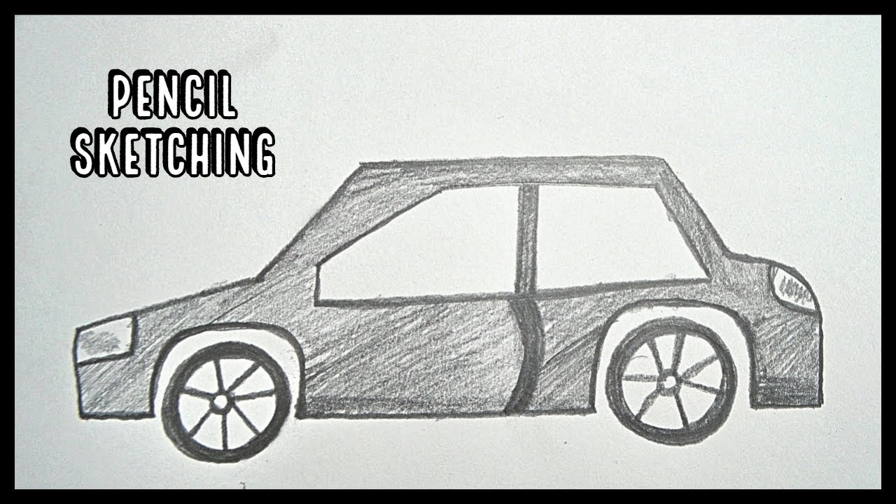 How To Draw A Car || Pencil Drawing || Pencil Art || Pencil Sketching ...