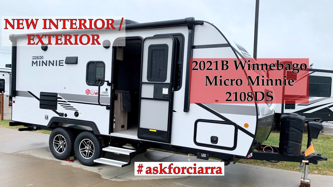 2021B Winnebago Micro Minnie 2108DS - New Interior & Exterior Updates ...